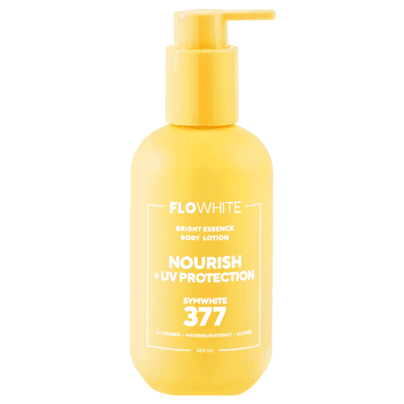 Flowhite Beauty Body Lotion Nourish + UV Protec - Review SOCO by Sociolla