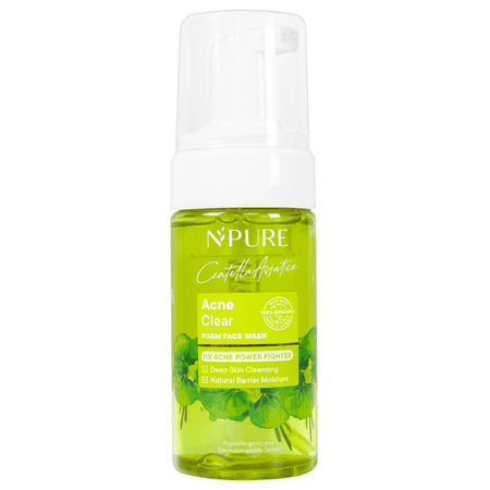 NPure Centella Asiatica Acne Clear Foam Face Wash - Review SOCO by Sociolla