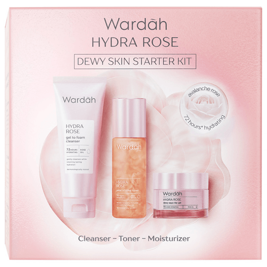 Wardah Hydra Rose Dewy Skin Starter Kit - Review SOCO by Sociolla
